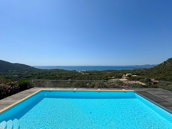 Panoramic Sea View 5 Bedrooms Heated Pool Palombaggia - Santa Giulia
