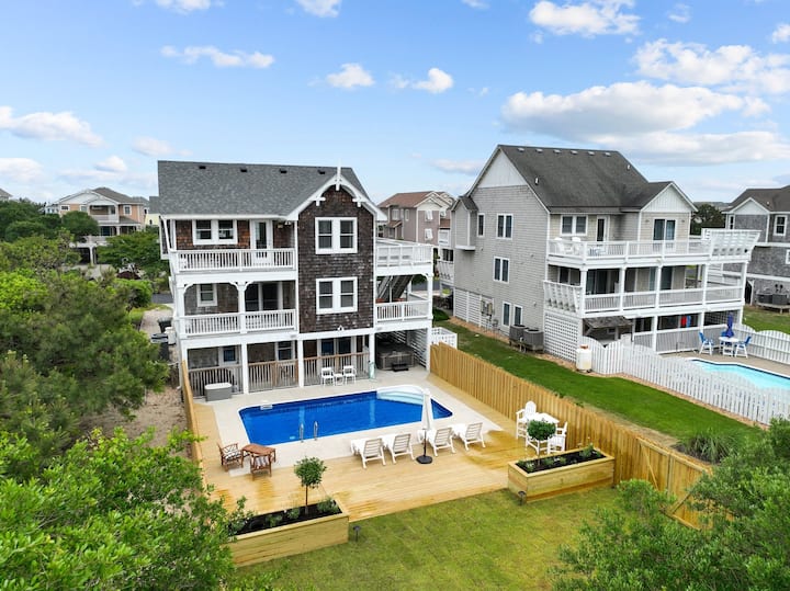 Old Nh Place-a Block To The Beach. Opt Heated Pool - Nags Head