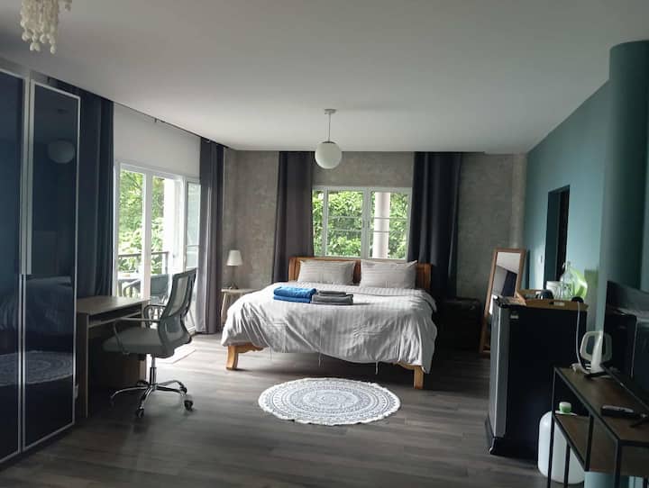 Sea View Mountain Studio-jungle Balcony Beach Pool - Ko Samui, Island