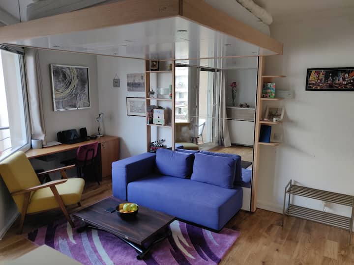 Beau Studio Calme Tout ÉQuipé Avec Balcon - ibis Styles Paris Porte de Versailles - Mairie d'Issy