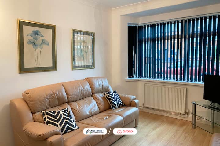 3br Home Perfect For Work & Family In Warrington - Warrington