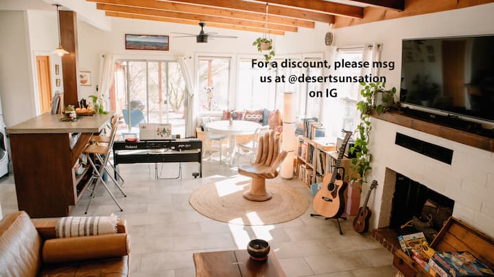 Desert Sunsation Joshua Tree Musicians’ Oasis - Joshua Tree National Park