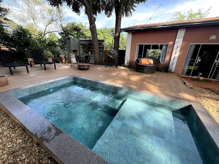 Perfeita P/casais/famílias Piscina Aquecida+hidro - Brotas