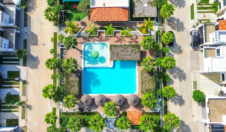 Azul Marino 17diecinueve Casa A Pasos De Mazagua - 마사틀란