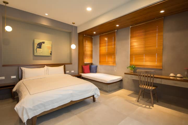 Yilan City。豪華雙人房a-附陽台(禁菸) - Wulai District