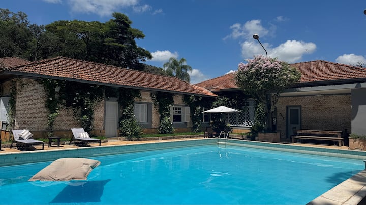 Casa Em Sitio-piscina,beach Tennis E Mt Vegetação - Jundiaí