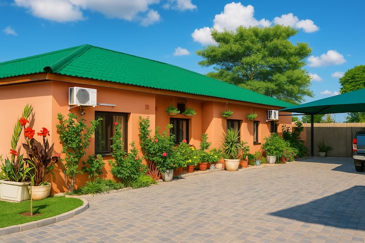 Stylish Lusaka Stay | 2br + Bathtub + Parking - Zambia