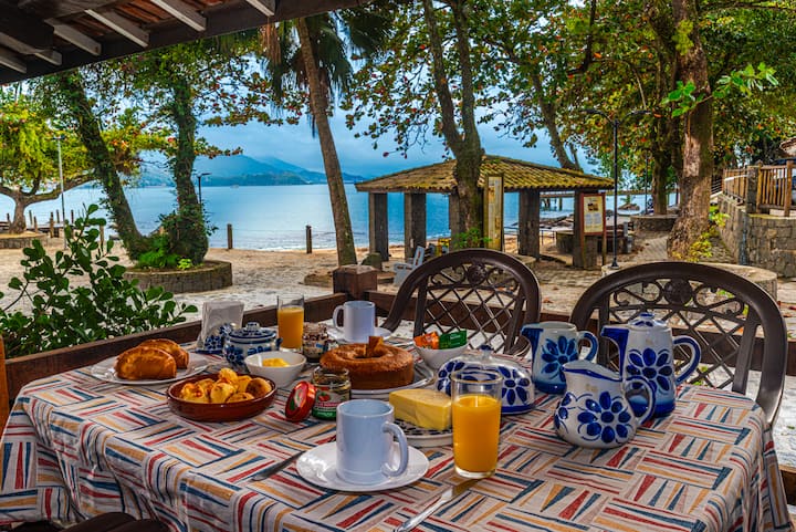 Ilhabela - Pé Na Areia! Ar Cond., Estac., Wifi! - Ilhabela