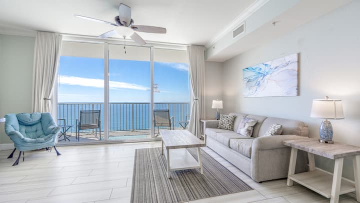 Tidewater - 1st Line Beach Views! Walk To Pierpark - Panama City Beach, FL
