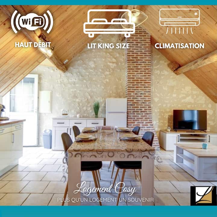 Logement Cosy~climatisé~zoo De Beauval - Saint-Aignan-sur-Cher