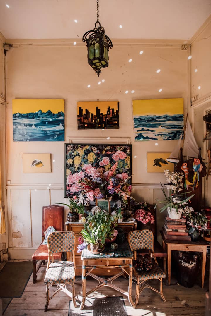 Vue Mer, Villa Art Nouveau, Chambre Corail - Ouistreham