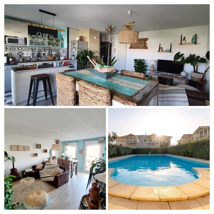 Front D'océan 4 Personnes, Padang Home - Biscarrosse