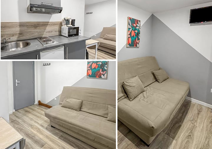 Studio Cosy Avec Wi-fi Proche Centre-ville - Boulogne-sur-Mer