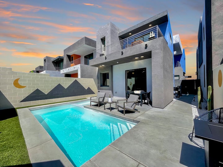 New Lux Gated Home - Views - 3 Min To Downtown - Palm Springs