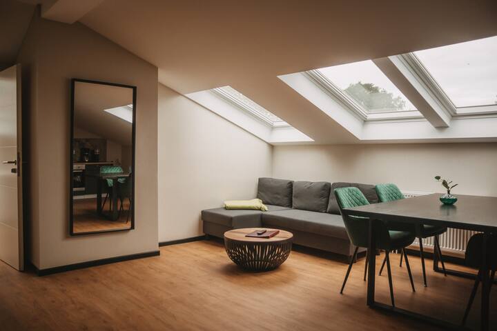Moderne 3 Zimmer Dachgeschoss Wohnung Im Herrenhaus Henriettenhof - Grömitz