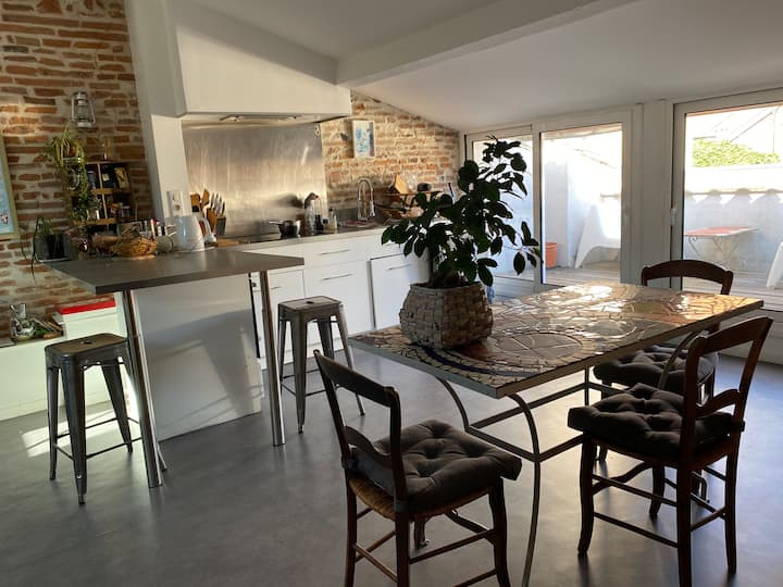 Loft Le Toulousain Centre-gare-ramblas - Toulouse