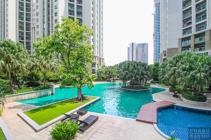 Cozy Luxe At Belle Rama 9 – 3br, Mrt Walkable - Bangkok