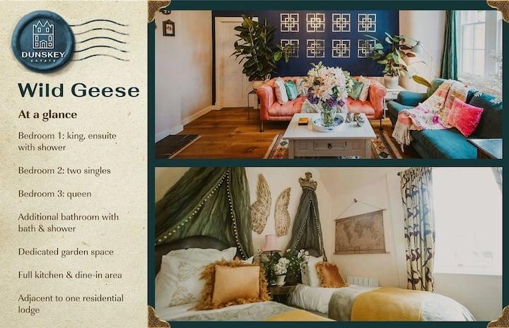 Pastoral Luxe: Wild Geese On Vast Seaside Estate - Stranraer