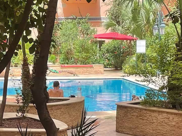 Grand Duplex De 140 M² Avec Terrasse Et Piscine - Marrakech
