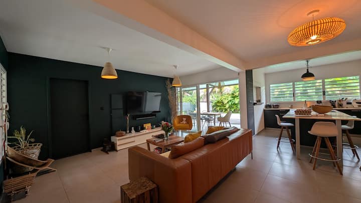 Villa Proche Mer - 3 Chambres, Jardin Et Piscine - Guyane française