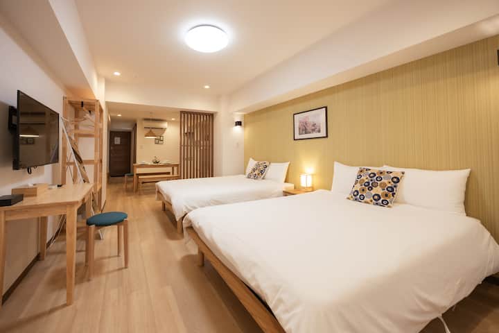 Paul House302/上野站徒步5分/御徒町4分/成田直通/免費高速網路/電梯大樓/日英中溝通 - Ueno