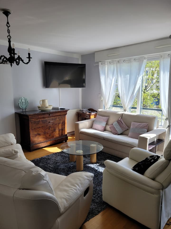 Bel Appartement De Standing Prairie Garage - Caen