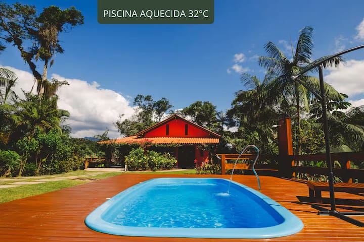 Piscina Aquecida 32 Graus Em Meio A Natureza - Águas Mornas