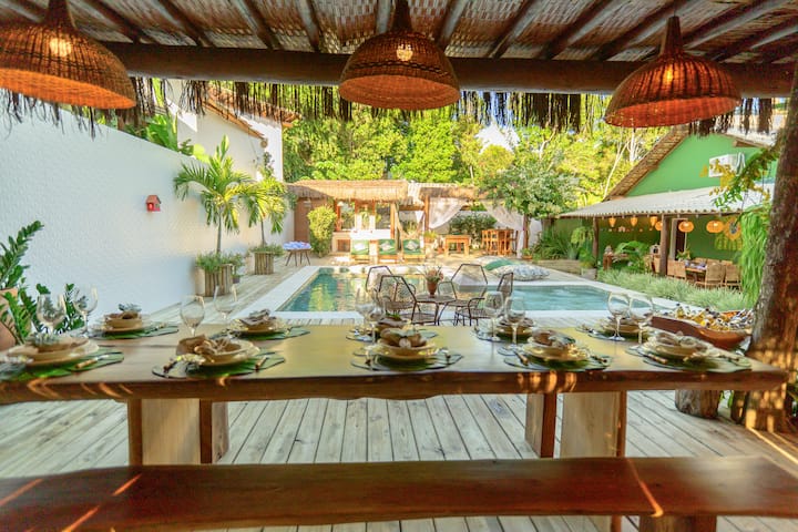 "Casa Beija-flor" Seu  Refúgio Com Conforto E Privacidade Completo Em Trancoso! - Trancoso