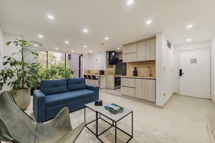 Cozy And Warm Apartment In Provenza Ac/1br - Medellín, Colombia