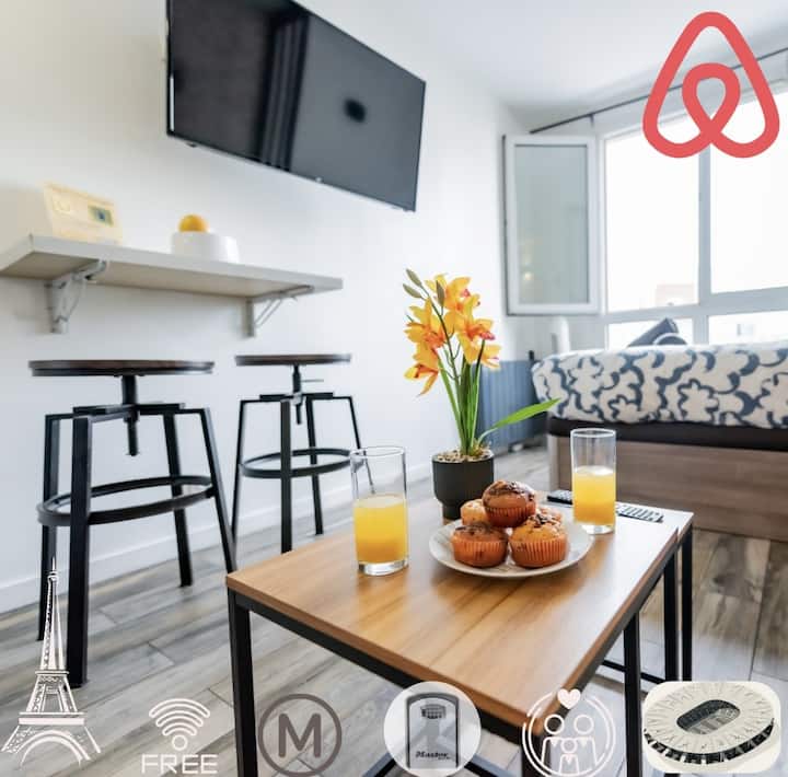 Studio Cosy Et Confortable à Deux Pas De Paris - Seine-Saint-Denis