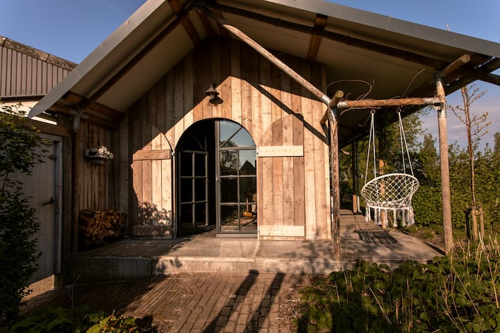 Lodge Mit Privater Sauna, Außenbad & Frühstück. - Noord-Holland