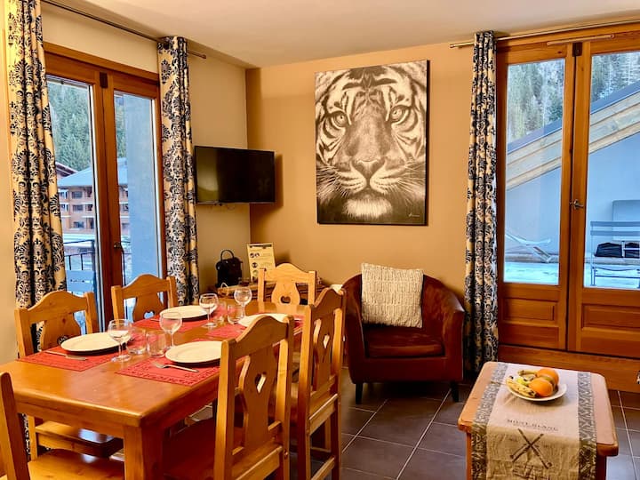 Confort Cosy, Piscine Et Spa Au Pied Du Mont-blanc - Vallorcine