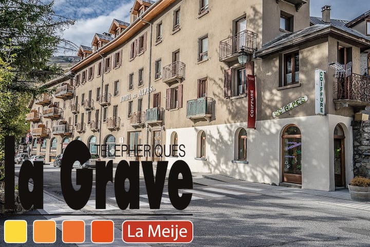 Appartement 10 Couchages à 250m Du Téléphérique - La Grave