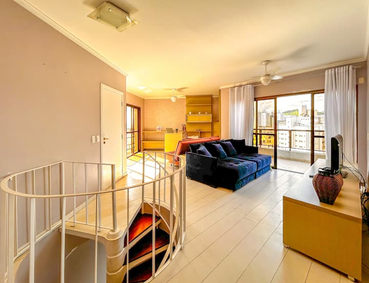Linda Cobertura Triplex - Piscina Privativa - Santos
