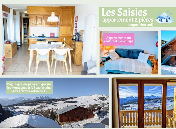 Joli 2 Pièces 33m2 60m Des Pistes Vue Panoramique - Hauteluce