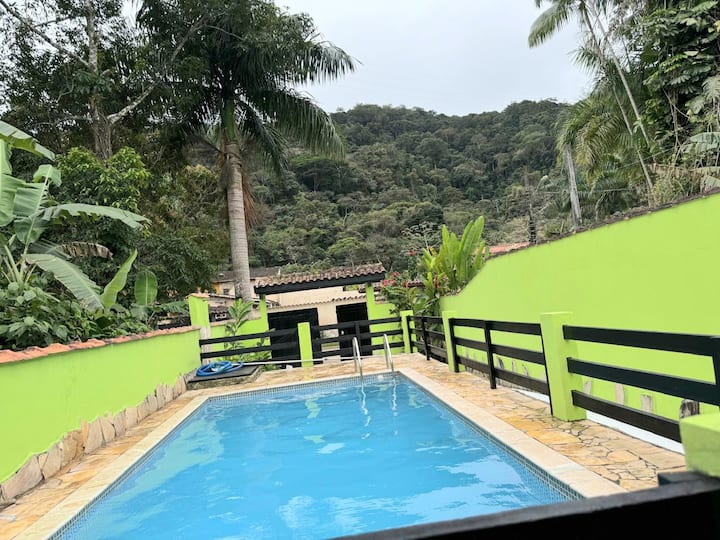 Sobrado 4q- Piscina Privada- Siguiente. Playa- Cond. Cerrado - Caraguatatuba