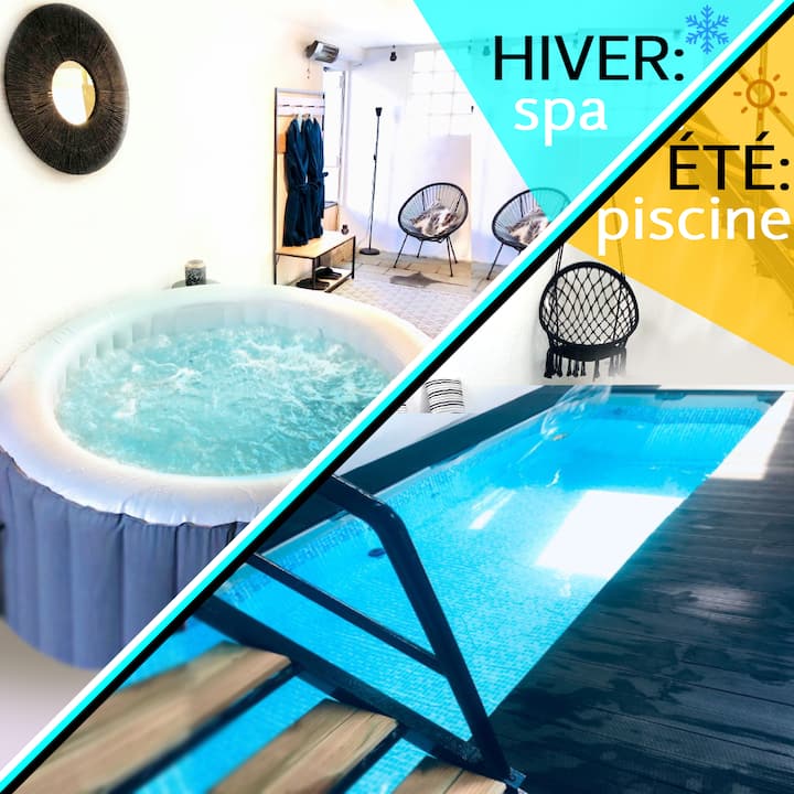 Au Chant Du Ruisseau: Logement Avec Jacuzzi [1] - Chalmazel