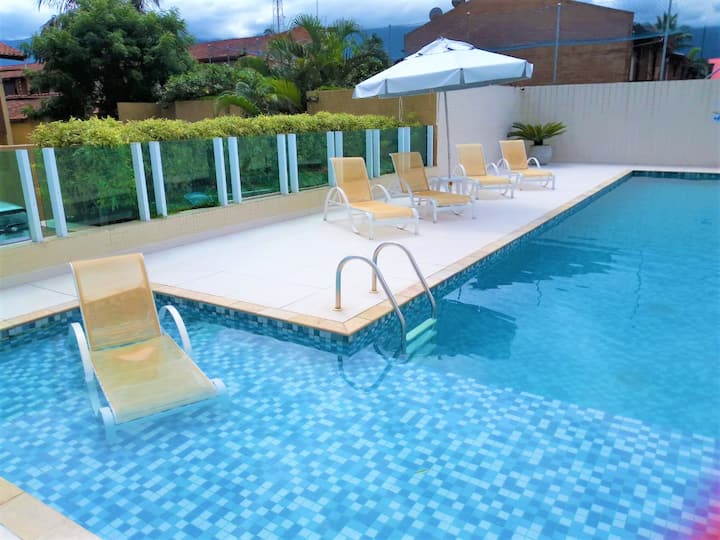 Lindo Ap De Frente P/ O Mar E Lazer Completo - Bertioga