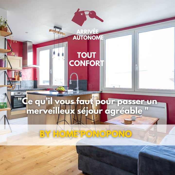 Le St Jacques 360°c - Wifi Fibre - Calme - Confort - Nantes