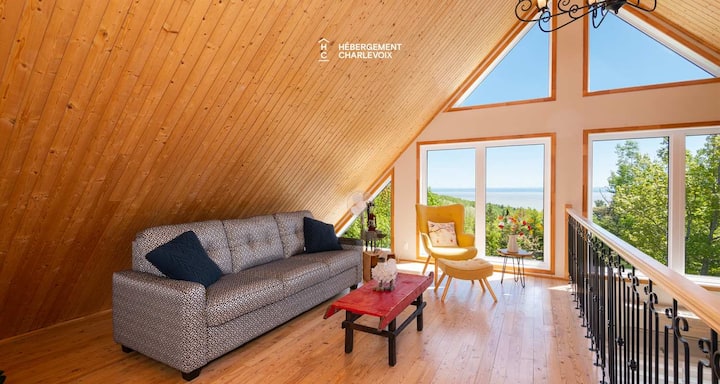Chalet Vue Sur Le Fleuve Et Spa - Quebec