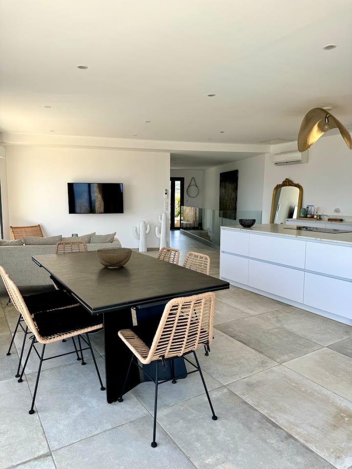 Somptueuse Villa D'architecte Avec Vue Mer - Tizzano