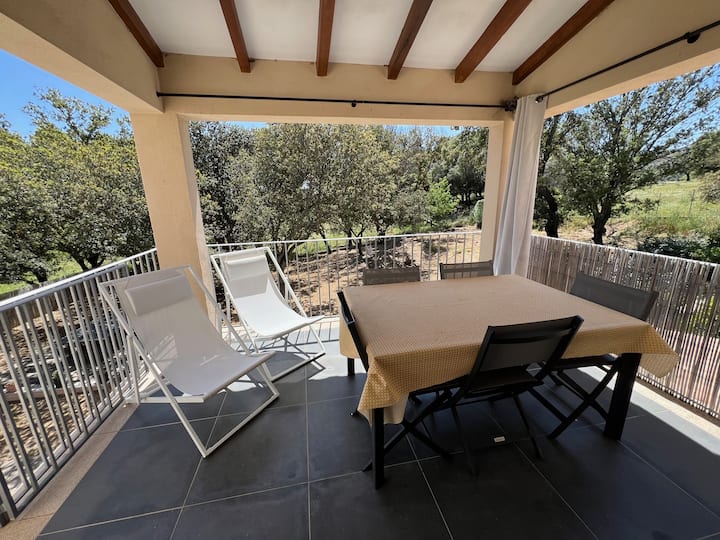 Beau T3 Pour 5 Pers, 5 Mn De La Plage - Serra-di-Ferro