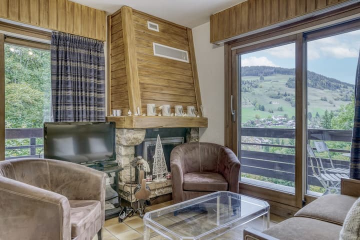 Appartement Megeve - 4/6 P /Piscine/balcons - Megève