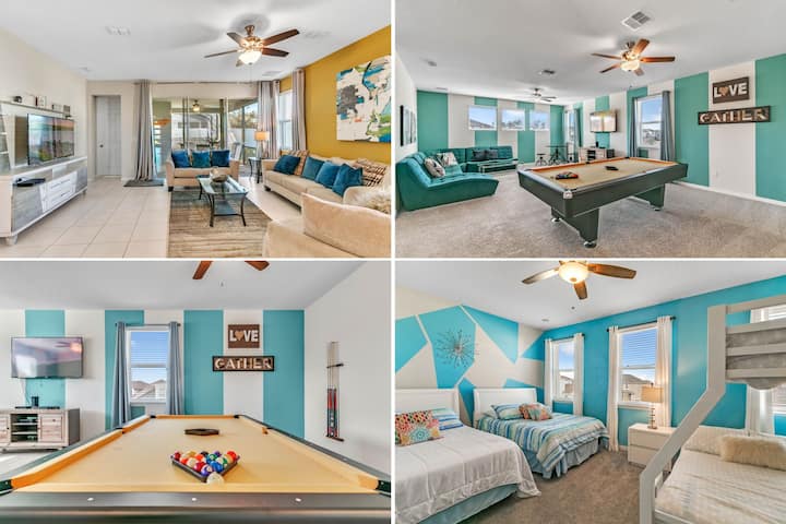 5 Bd/ 5.5 Ba Sleeps 15! Solara Resort (1620 Hg) - Lake Buena Vista