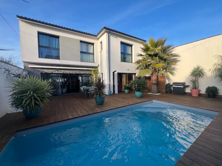 Superbe Villa Avec Piscine Près De Bordeaux - Gradignan