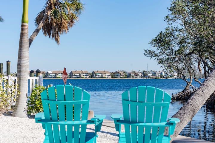 Waterfront Retreat | Pool • Spa • Dock | Bridge St - Bradenton Beach, FL