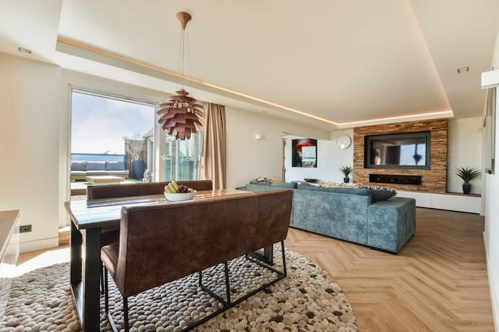 Penthouse (120m2) Private Rooftop Terrace +Jacuzzi - Amsterdam