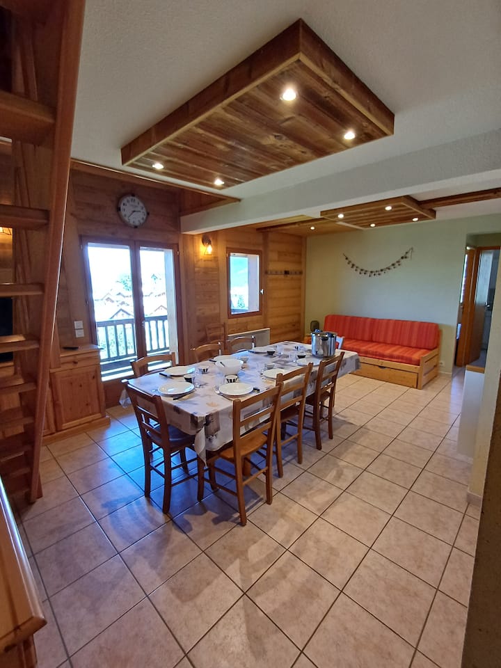 O'mikely, 9 Pers, Duplex Avec Vue Panoramique - Saint-Jean-d'Arves
