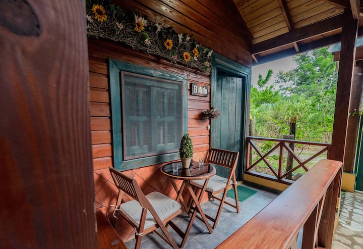 Hermosa Cabaña El Nido Con Aire Acondicionado. - Jarabacoa