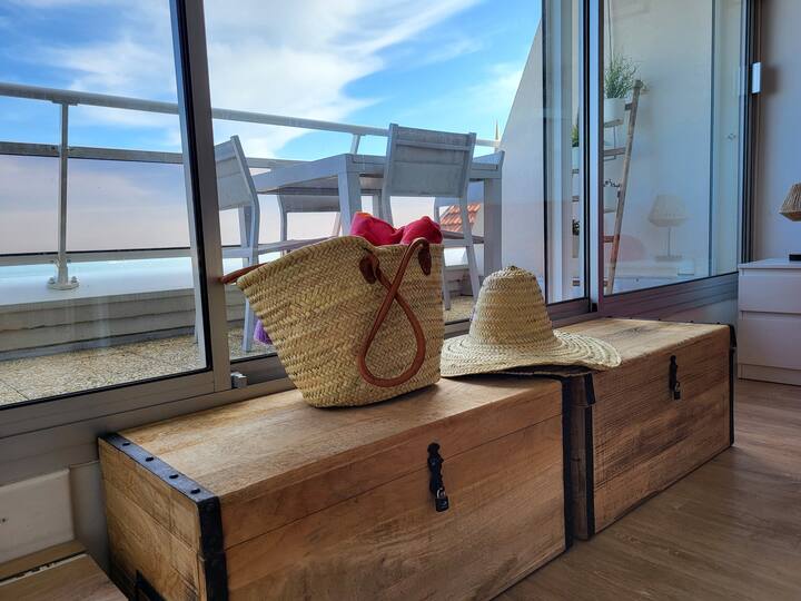 Joli Studio-vue Mer | Parking | Wifi Télétravail - Arcachon